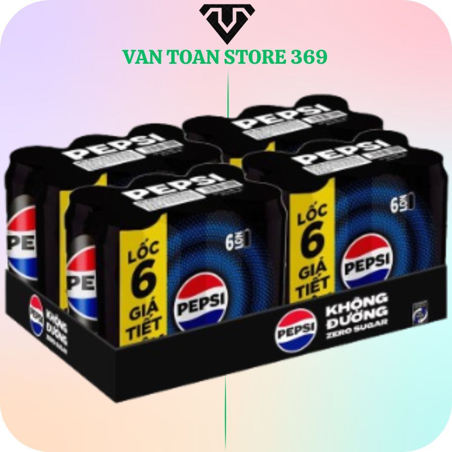 Nước ngọt có ga PEPSI không calo lon 320ml | Shopee Việt Nam