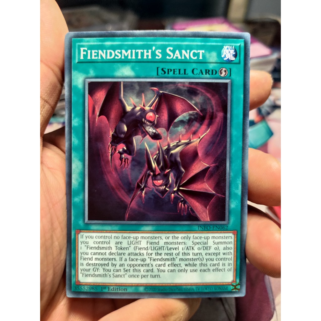 [KW2 Yugioh] [EN-UK-US=AE] Thẻ bài Fiendsmith's Sanct - INFO-EN062 AE062- Common 1st Edition ...