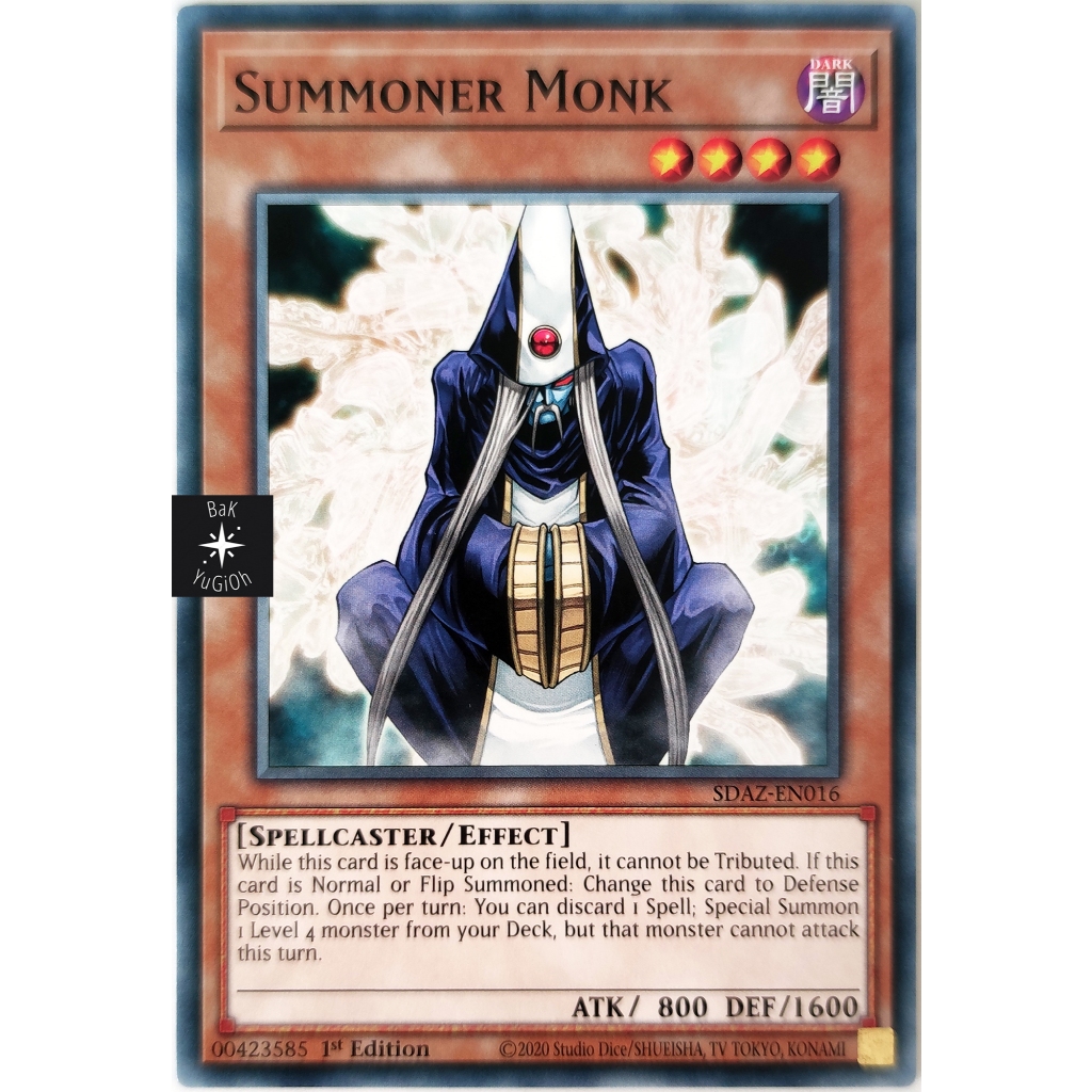 [BaK Yugioh] Summoner Monk |EN| Common [Chính Hãng] | Shopee Việt Nam