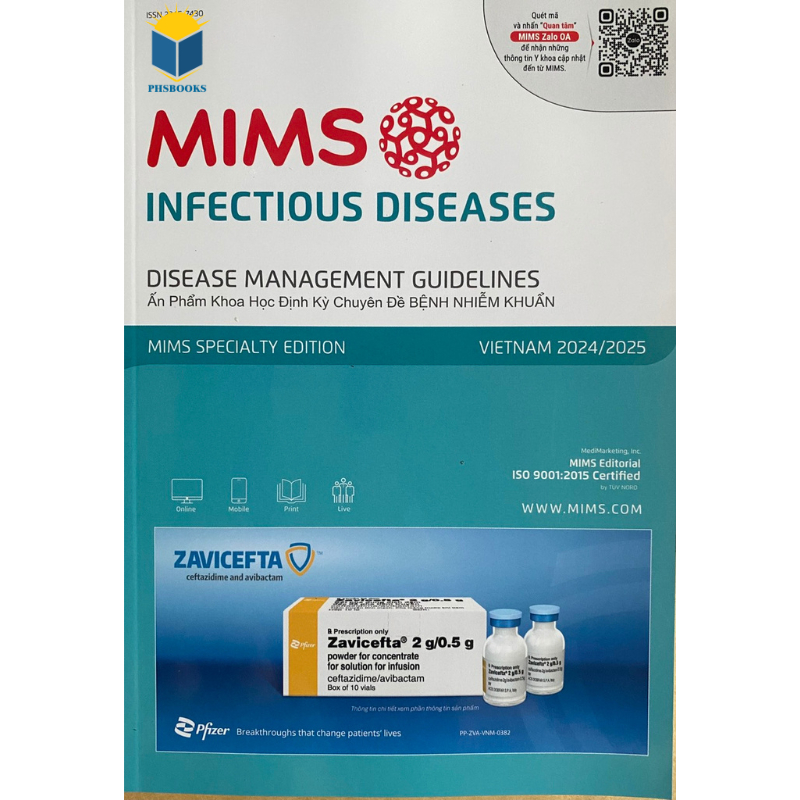 Sách - Mims Việt Nam 2024/2025 Ấn phẩm khoa học định kỳ chuyên đề Bệnh nhiễm khuẩn | Shopee Việt Nam