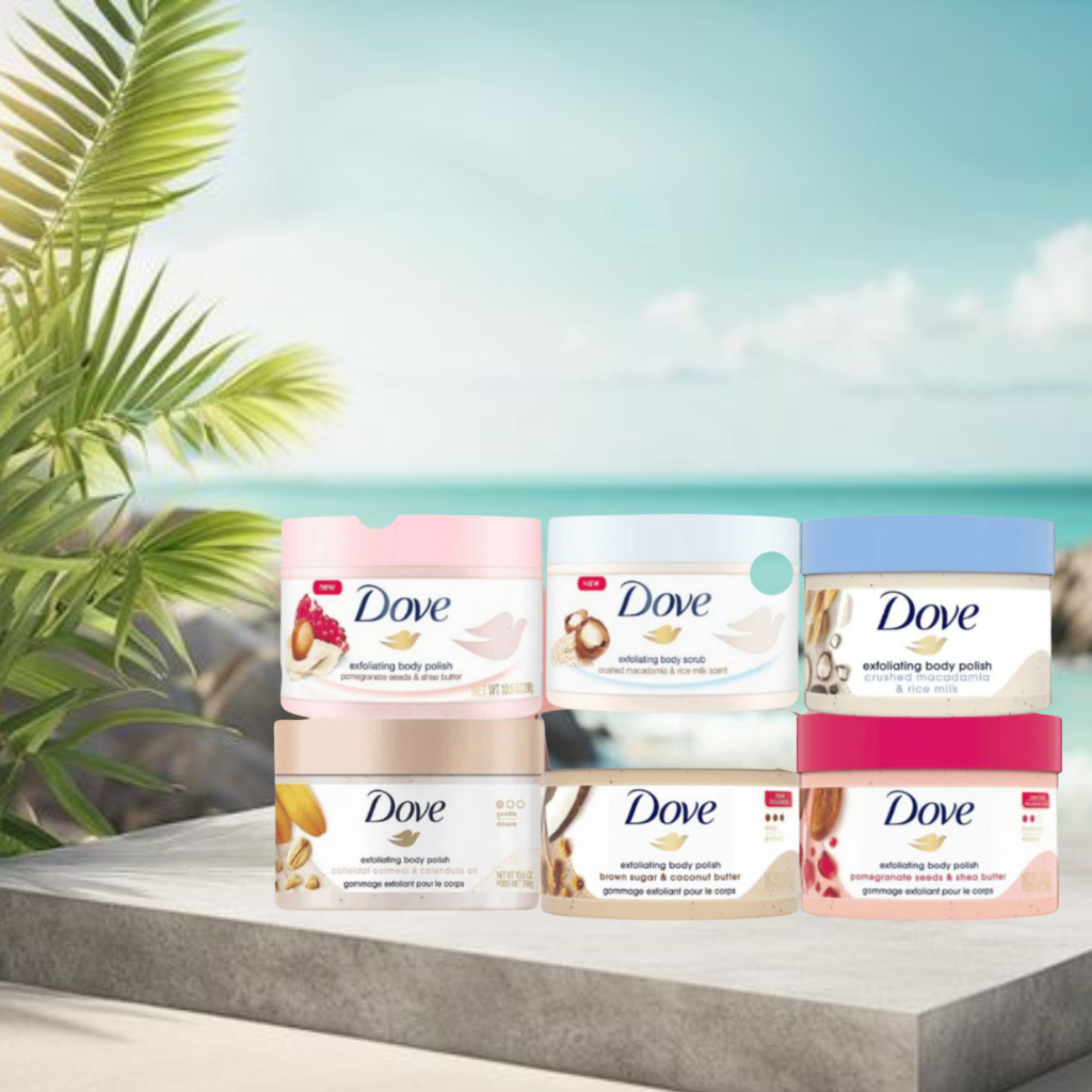 Kem Tẩy Tế Bào Chết Dove Macca Lựu Đỏ Chăm Da Sáng Mịn, Giữ Ẩm, Dưỡng ...