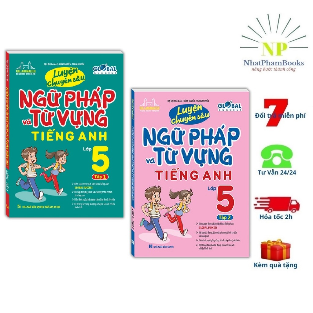 Sách - Combo 2c Global Success - Luyện chuyên sâu ngữ pháp và từ vựng ...