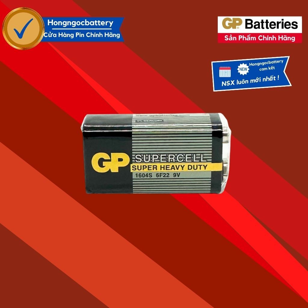 Vỉ 1 Viên Pin 9V GP Batteries - Hàng chính hãng | Shopee Việt Nam
