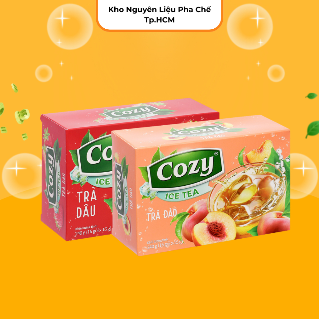 Trà Cozy Ice Tea hòa tan hộp 240g (16 gói x 15g) | Shopee Việt Nam