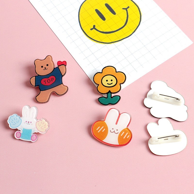 Sticker ghim cài phụ kiện gắn trang trí balo túi | Shopee Việt Nam