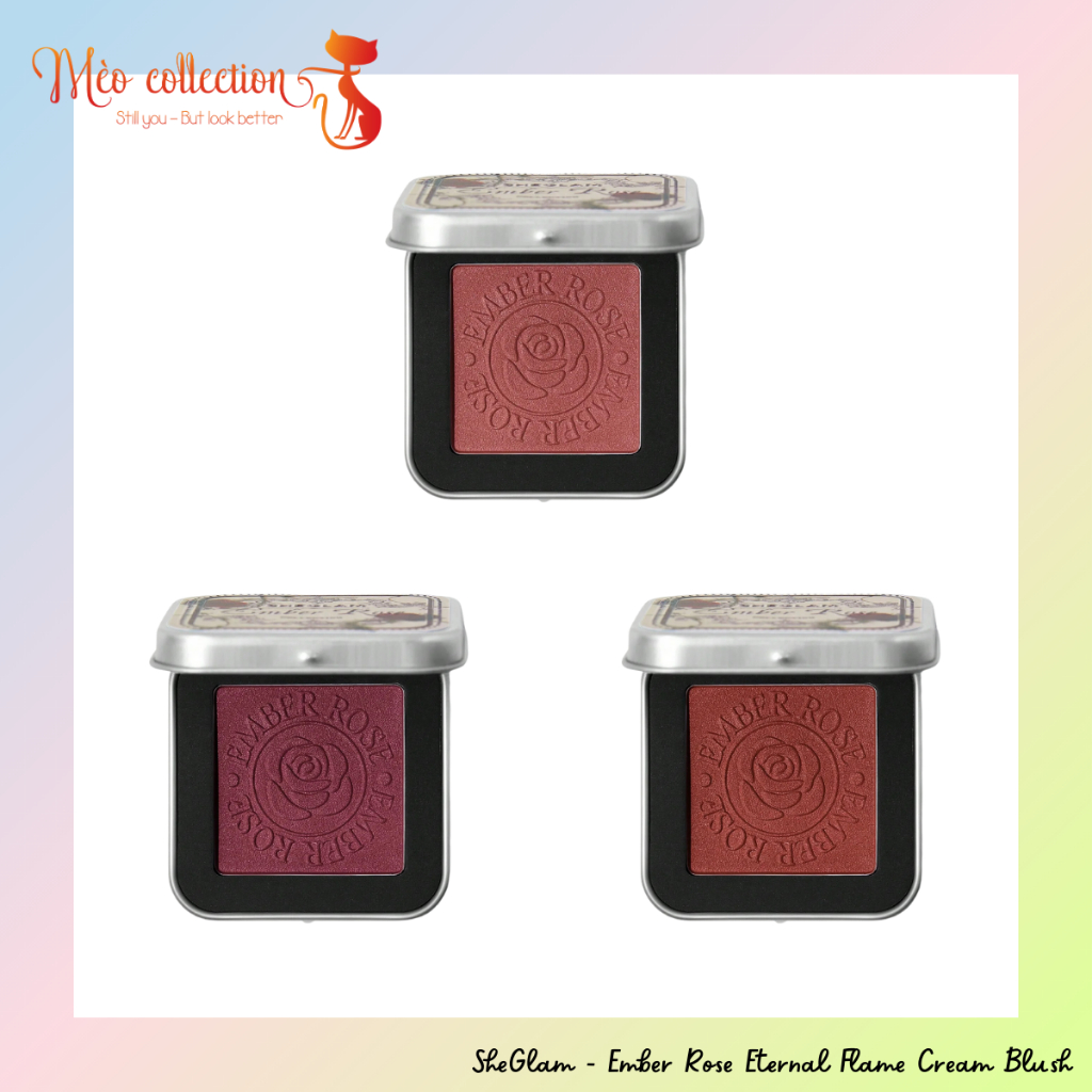 Má hồng dạng kem SheGlam - Ember Rose Eternal Flame Cream Blush 3.5gr ...