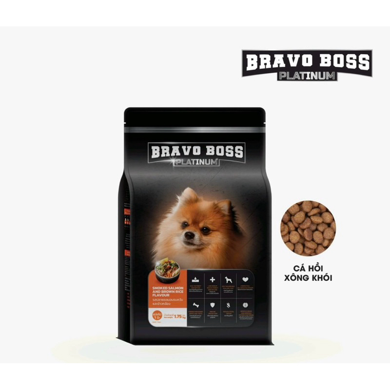 THỨC ĂN HẠT CAO CẤP BRAVO BOSS PLATINUM CHO CHÓ LÔNG XÙ | Shopee Việt Nam