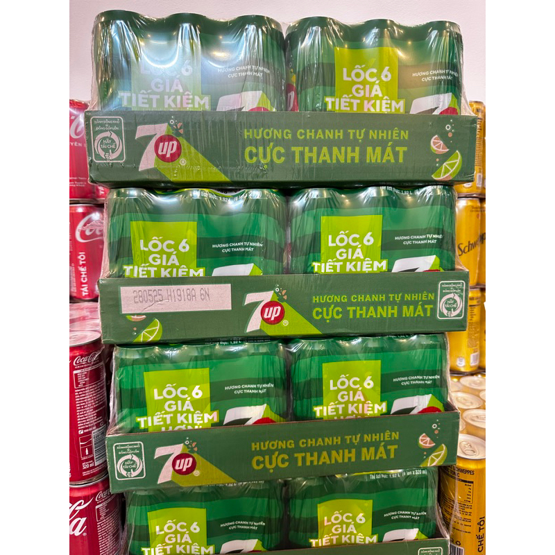 THÙNG 24 LON 7UP CHANH | Shopee Việt Nam