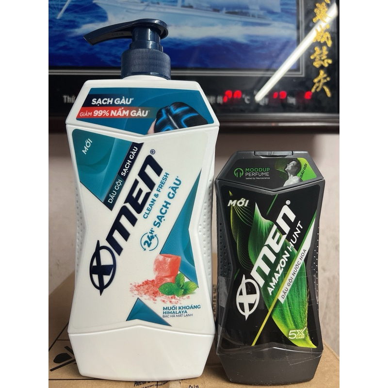 Tắm - Gội - Dữơng X-Men bạc hà 2in1 , 3in1 chai 630g | Shopee Việt Nam