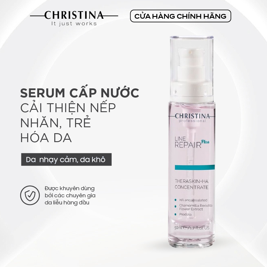 Serum cấp nước, nuôi dưỡng tế bào và chống lão hóa da Christina HA line ...