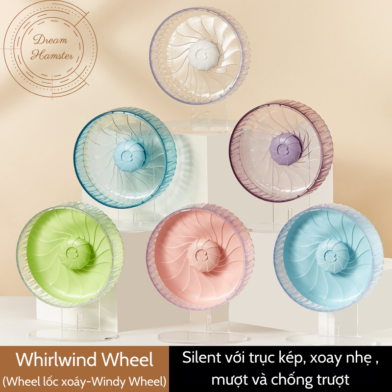 Whirlwind Wheel (Wheel lốc xoáy-Windy Wheel) 21cm, 26cm kèm đế cao cấp ...