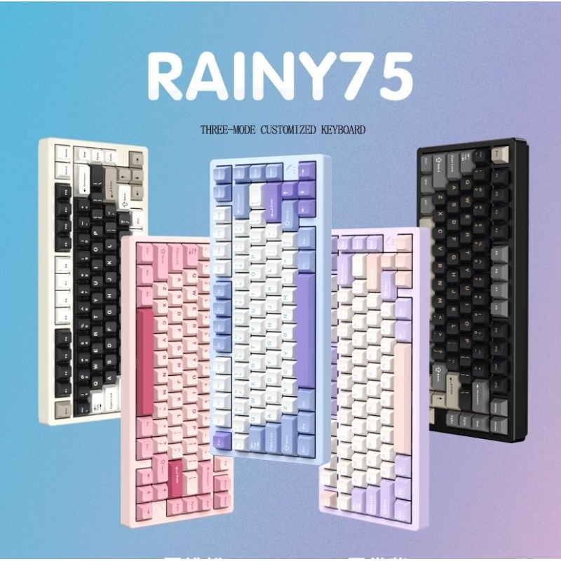 Rainy 75 - Bàn phím cơ RAINY75 Kết Nối 3 Mode, nhôm CNC | Shopee Việt Nam