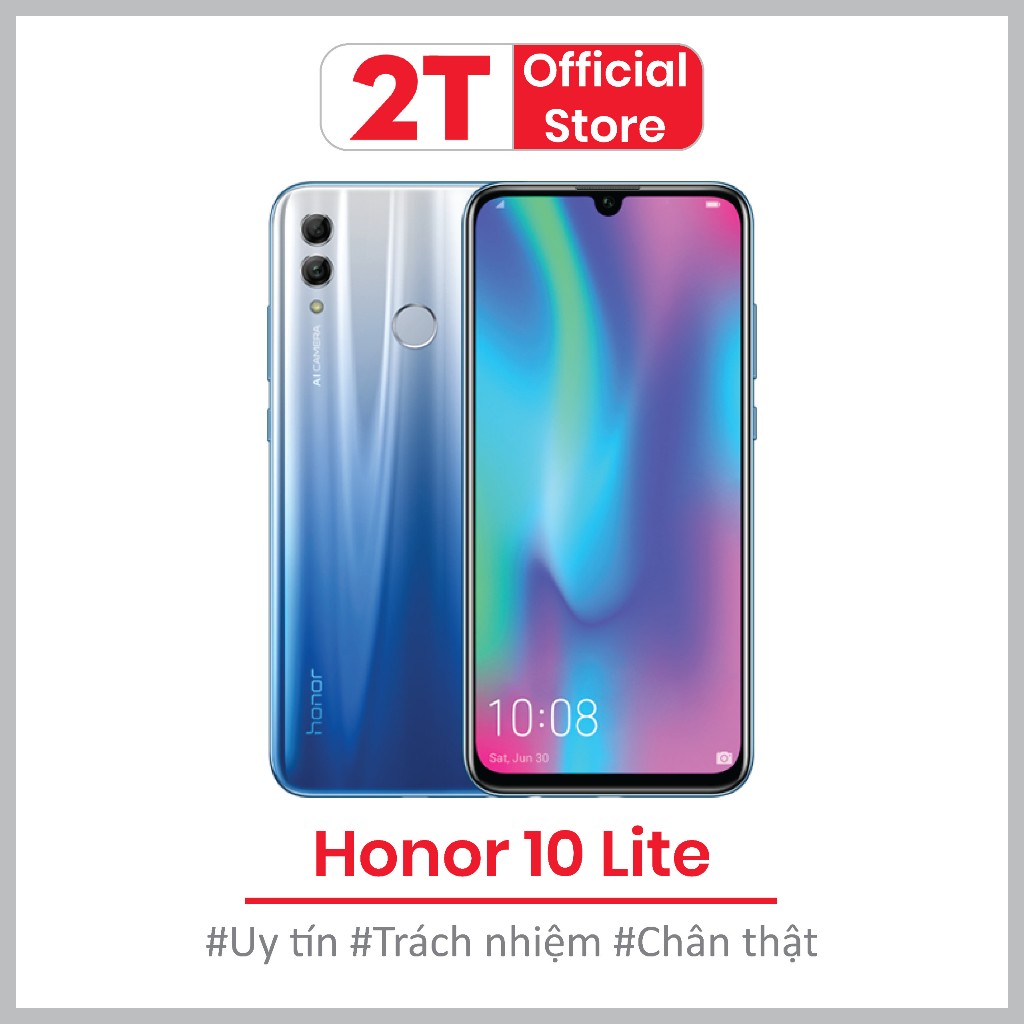 Điện thoại Huawei Honor 10 Lite RAM 4/64GB chip Kirin 710 màn Full HD+ ...