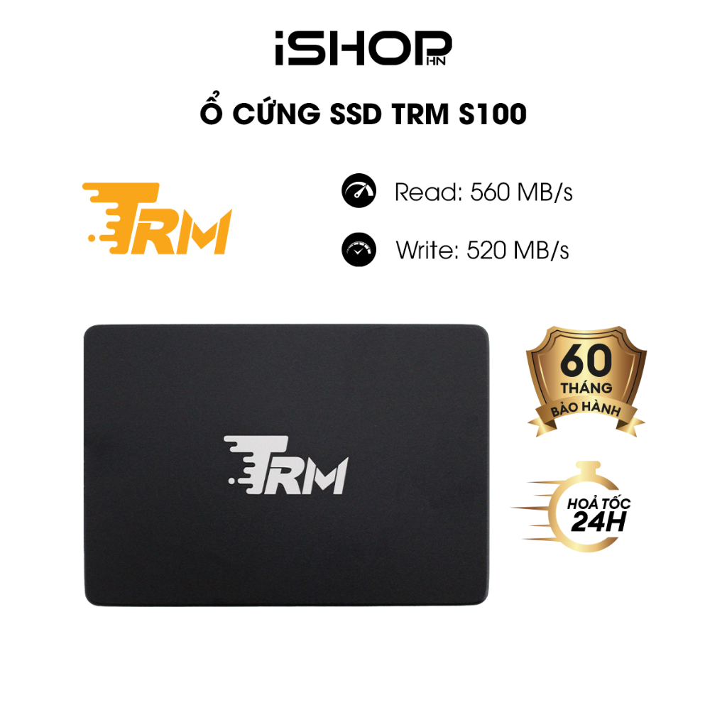 Ổ cứng SSD SATA 3 2.5" dung lượng 128GB/256GB/512GB/1TB, SSD TRM S100 ...