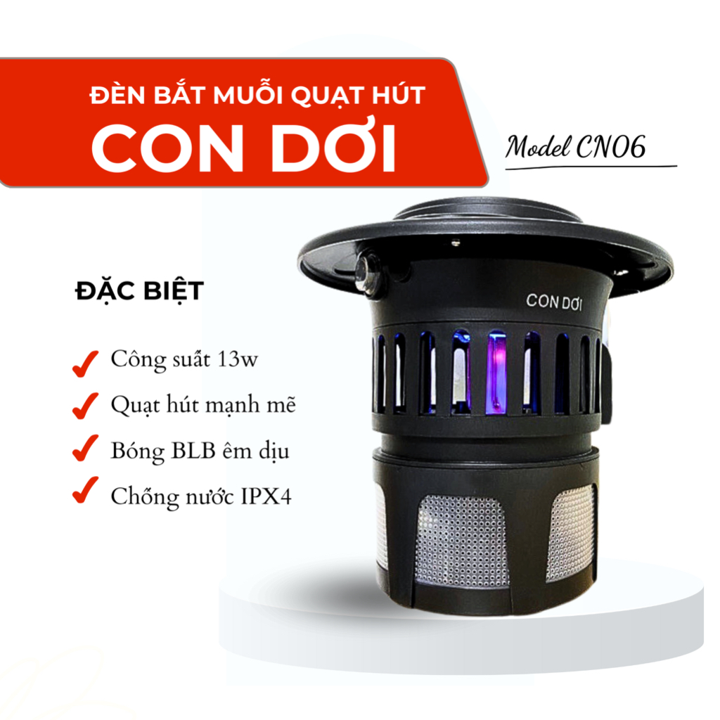 Đèn bắt muỗi và các loại côn trùng con dơi model cn06 - dùng được ngoài ...
