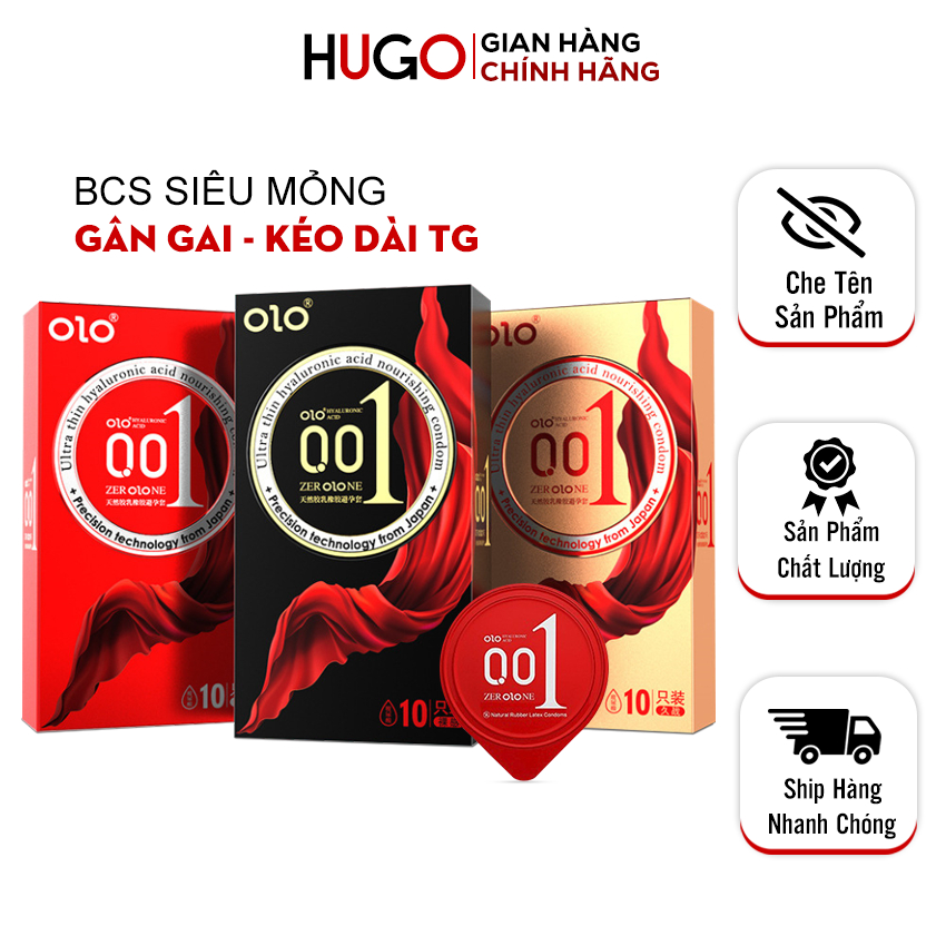 Bao Cao Su OLO 001 ZER OLONE THIN SQUARE, Bcs Siêu Mỏng Cao Cấp - Hộp ...