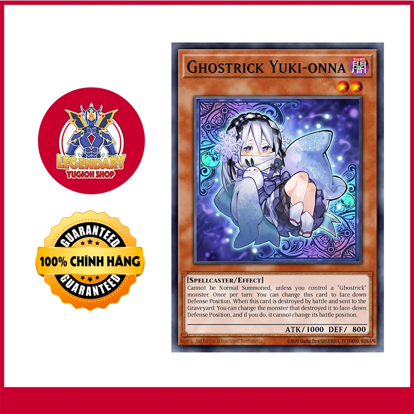 [Thẻ Bài Yugioh Chính Hãng] Ghostrick Yuki-onna | Shopee Việt Nam