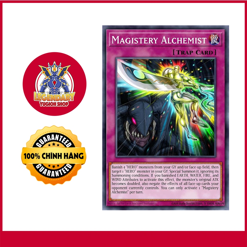 [Thẻ Bài Yugioh Chính Hãng] Magistery Alchemist | Shopee Việt Nam