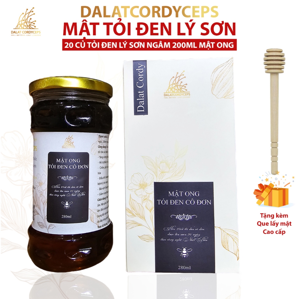 Mật ong ngâm tỏi đen lý sơn - Hộp cao cấp | Shopee Việt Nam