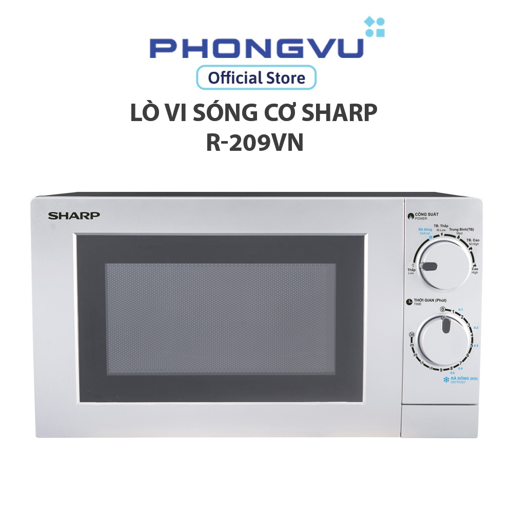Lò vi sóng cơ Sharp R-209VN - Bảo hành 12 tháng - Hàng chính hãng | Shopee Việt Nam
