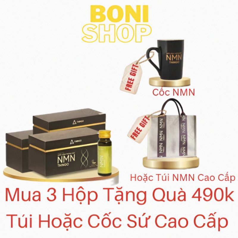 Combo 3 Hộp NMN Thingo - Nước Uống Trường Sinh, Tái Sinh Tế Bào, Hộp 10 Chai (50ml | Shopee Việt Nam
