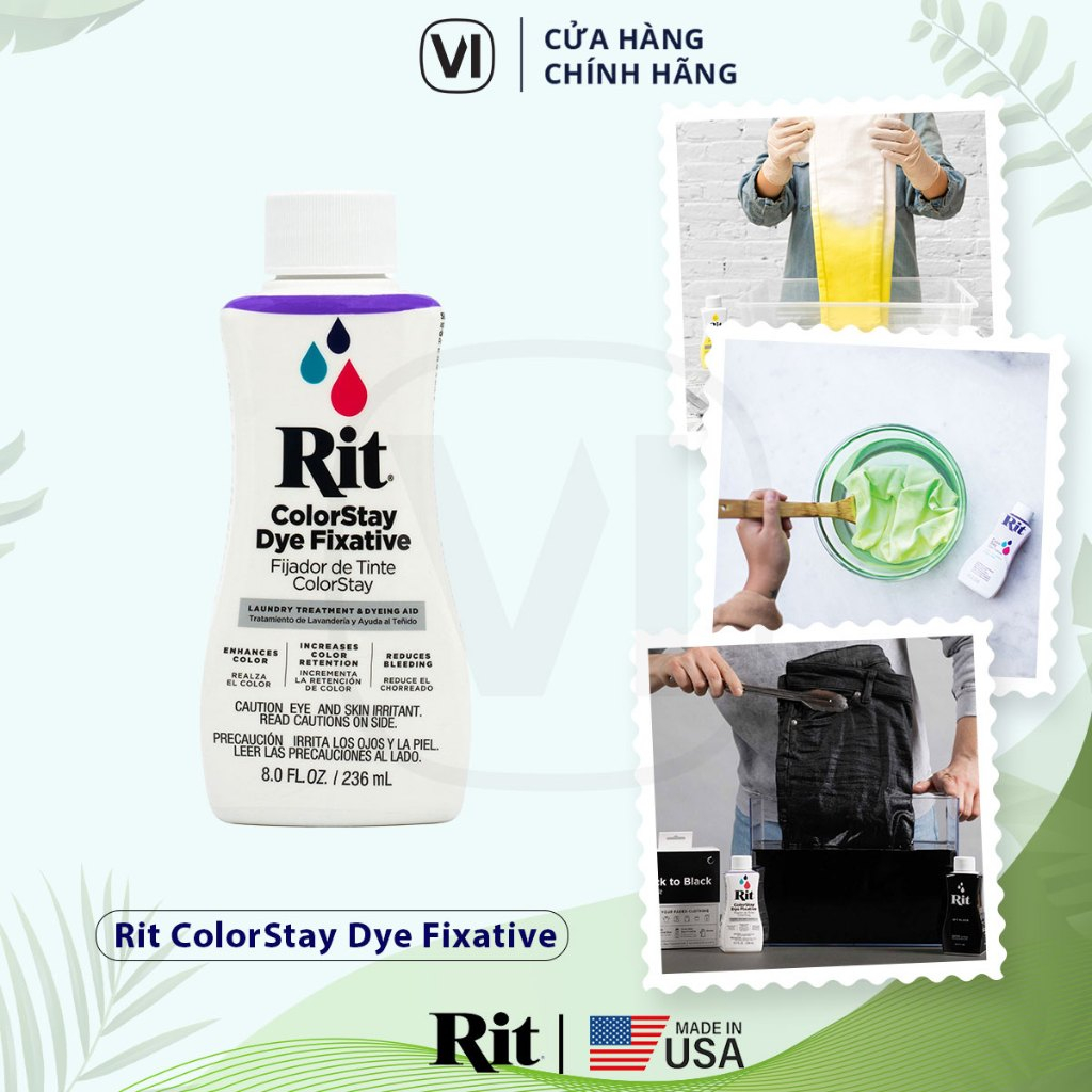 Dung dịch khóa màu & làm bền màu nhuộm Rit ColorStay Dye Fixative ...