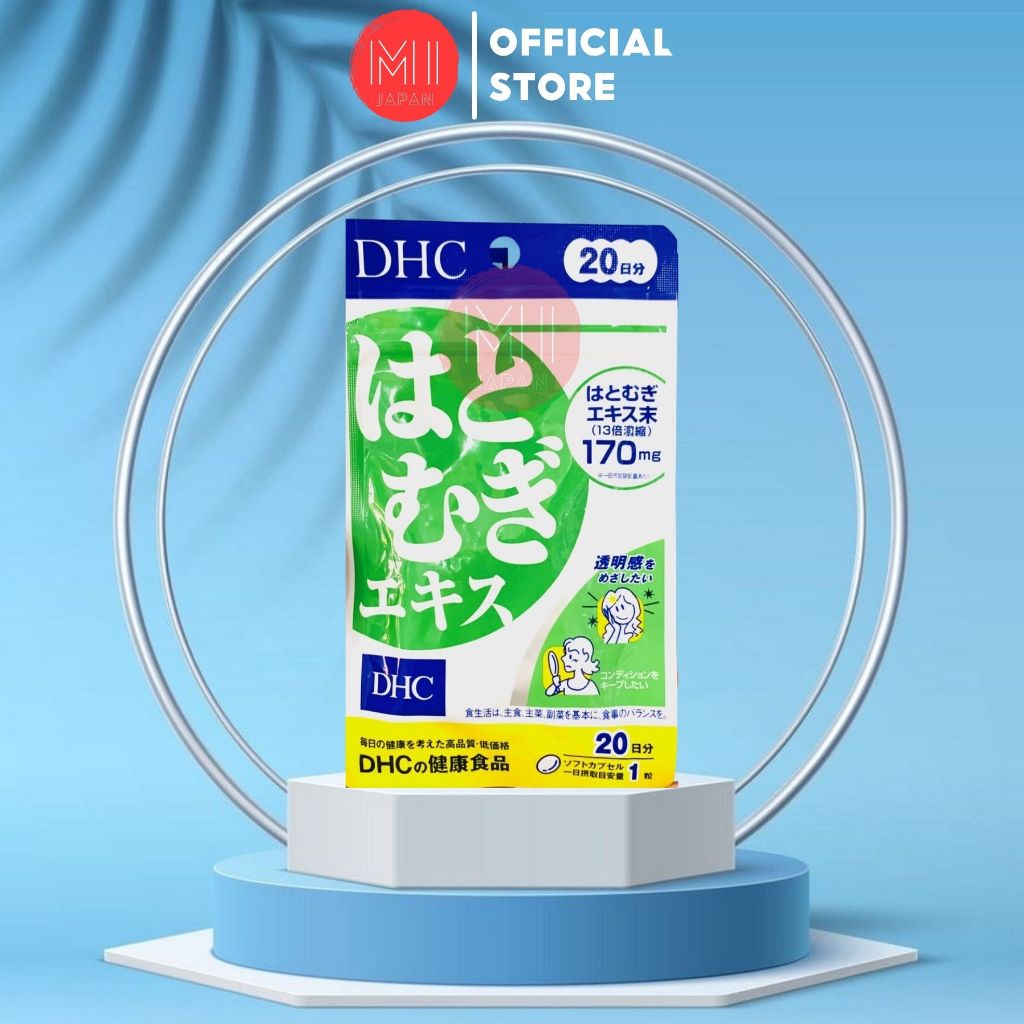 Viên uống Sáng da DHC Nhật Bản Adlay Extract 20 ngày (20 Viên) | Shopee ...