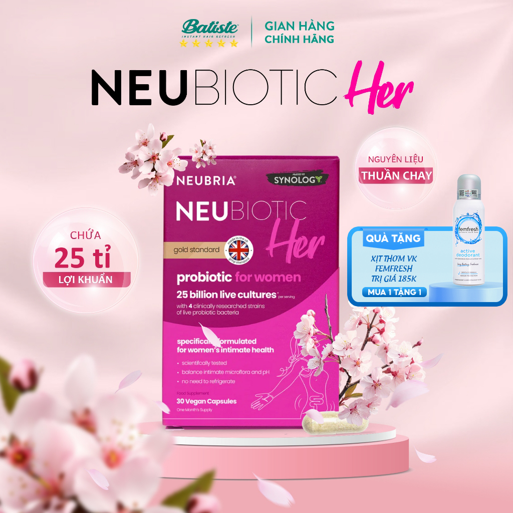 Men Vi Sinh Neubiotic Her Hỗ Trợ Vấn Đề Phụ Khoa Và Cải Thiện Hệ Tiêu ...