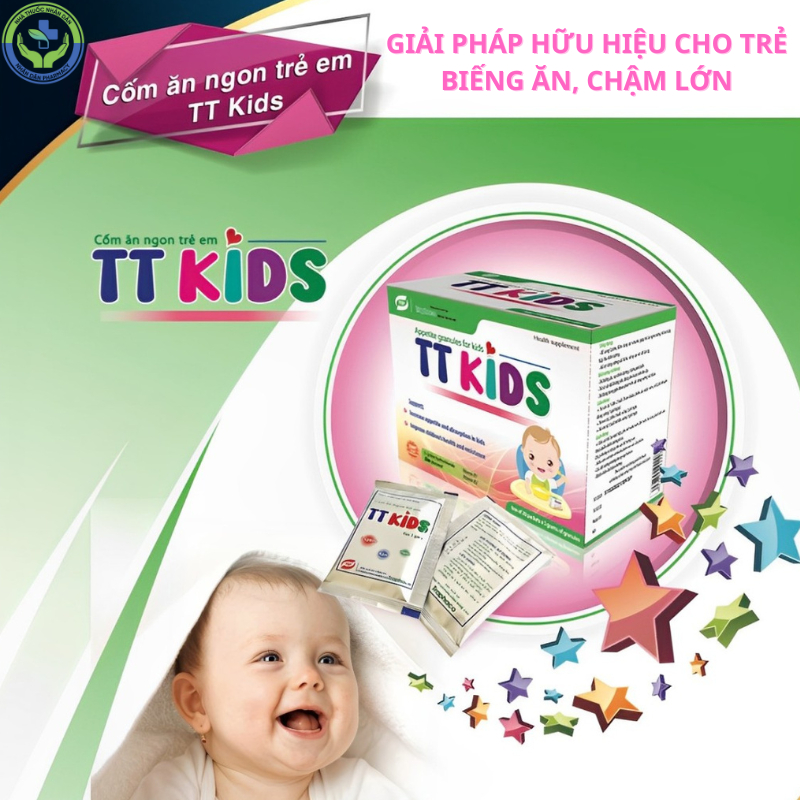 Cốm ăn ngon trẻ em TT KIDS Traphaco giúp trẻ ăn ngon, tăng hấp thu dinh ...