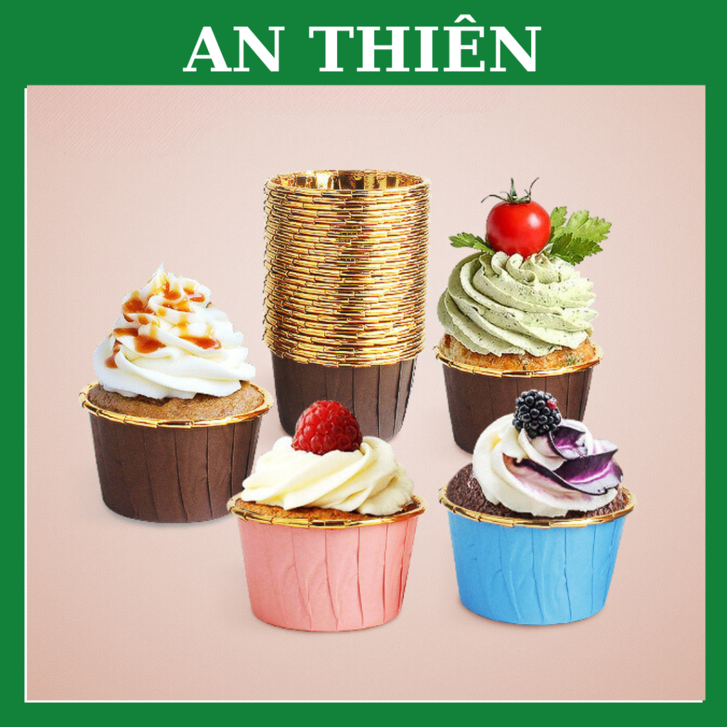 Ly Giấy Cupcake Tròn 100 Cái | Shopee Việt Nam