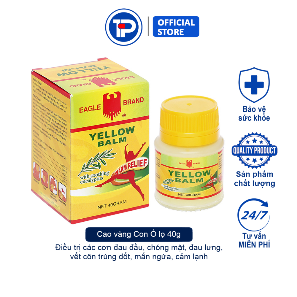 Cao vàng Eagle Brand Yellow Balm lọ 40g | Shopee Việt Nam