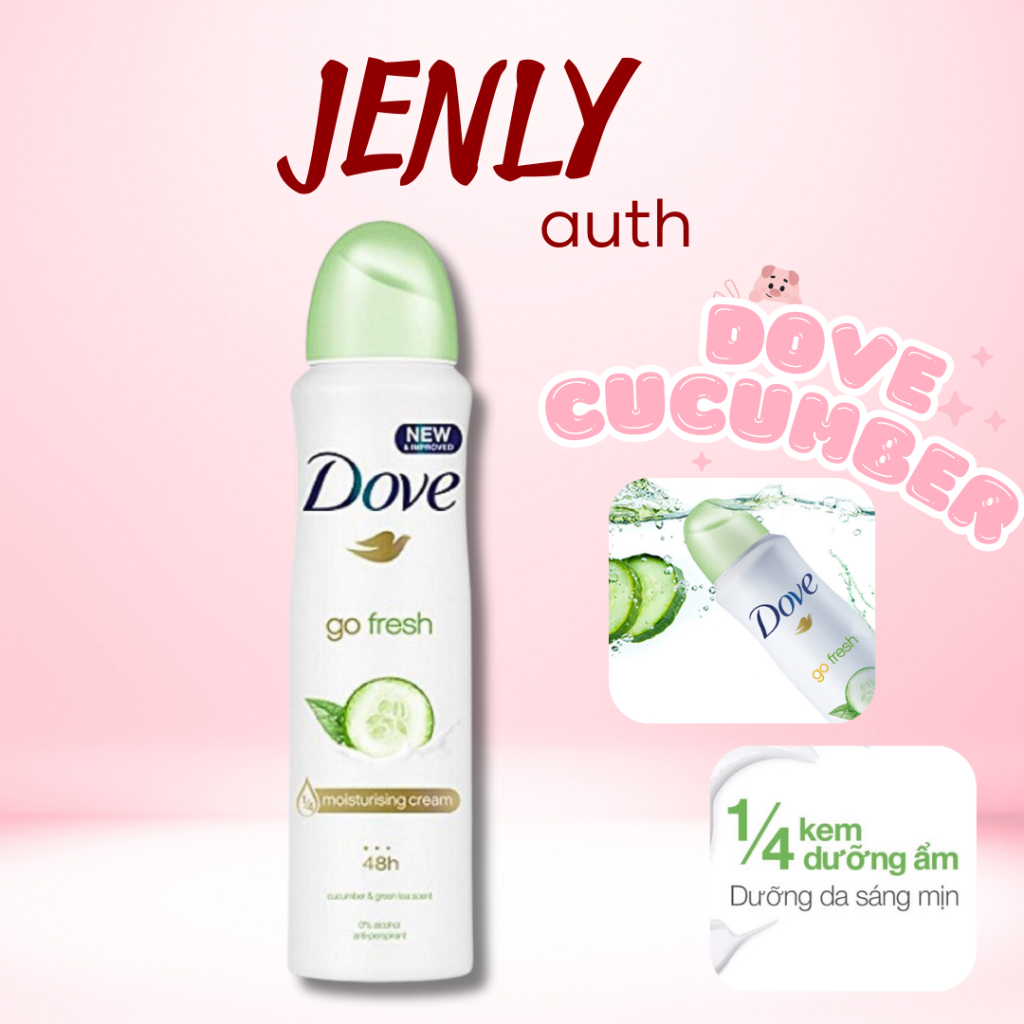 Xịt Khử Mùi Dove Xịt Body Dove Moisturising Cream Hương DƯA LEO 48h ...