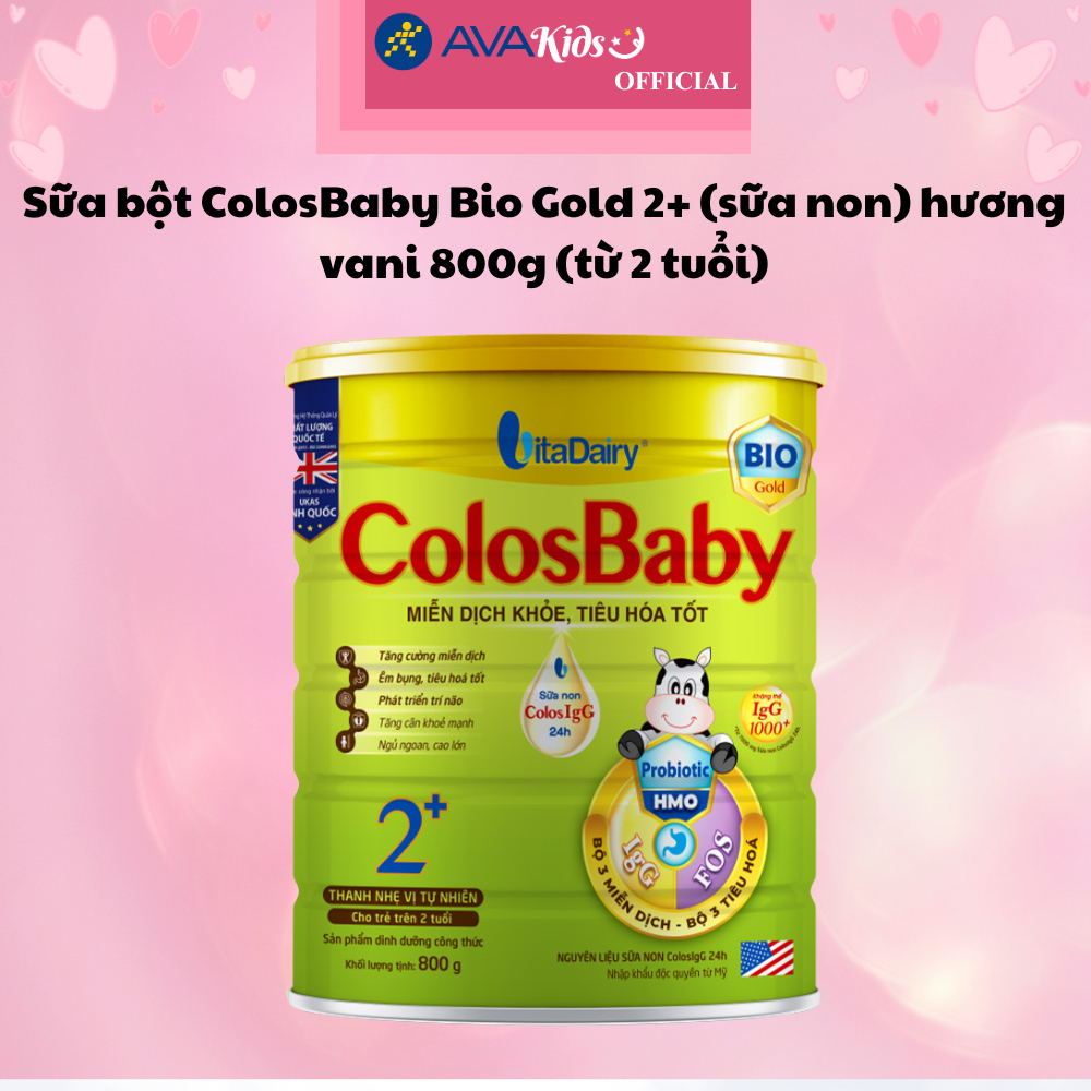 Sữa Bột ColosBaby Bio Gold 2+ 800g - Lon - Hàng chính hãng | Shopee ...