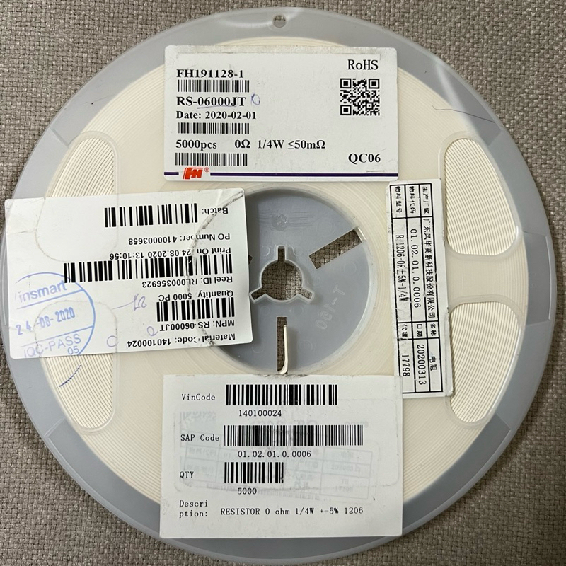 (10 Cái) Điện Trở Dán SMD 0 Ohm - ± 5% | Shopee Việt Nam
