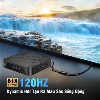 Android TV Box Z8 Pro Giọng Nói Hỗ Trợ Kiểm Soát 8K 8G+128GB Việt Wifi 5G Bluetooth Băng Tần Kép ...