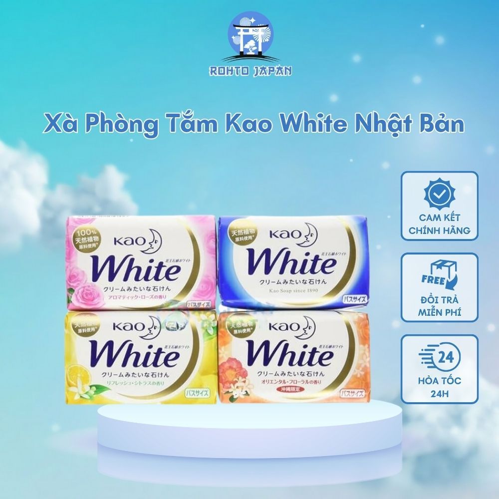 Xà Phòng Tắm Kao White Nhật Bản - 130g | Shopee Việt Nam