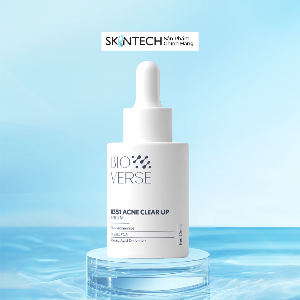 Tinh Chất B351 Niacinamide 5% + Zinc 1% Hỗ Trợ Mụn Bioverse Acne Clear ...
