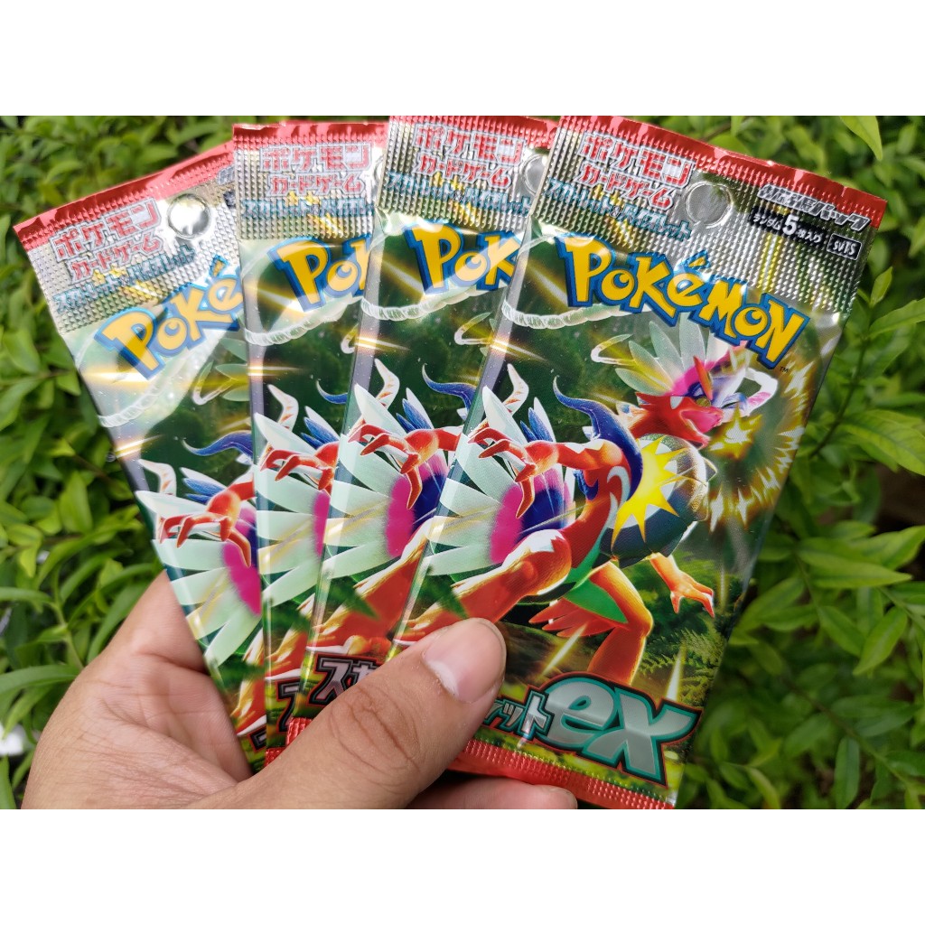 [KW2 Pokemon] [JP] 01 Gói Pack Pokemon Scarlet & Violet Scarlet EX SV1S Booster Pack - Chính ...