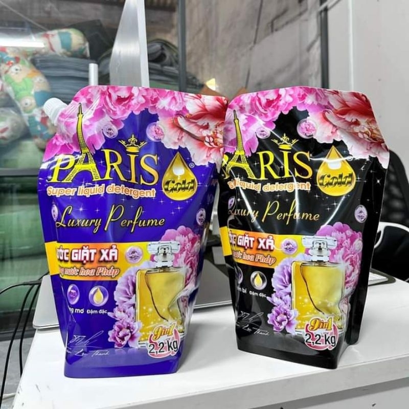 Combo 2 Túi Nước giặt PARIS 2kg2 thơm hương nước hoa | Shopee Việt Nam