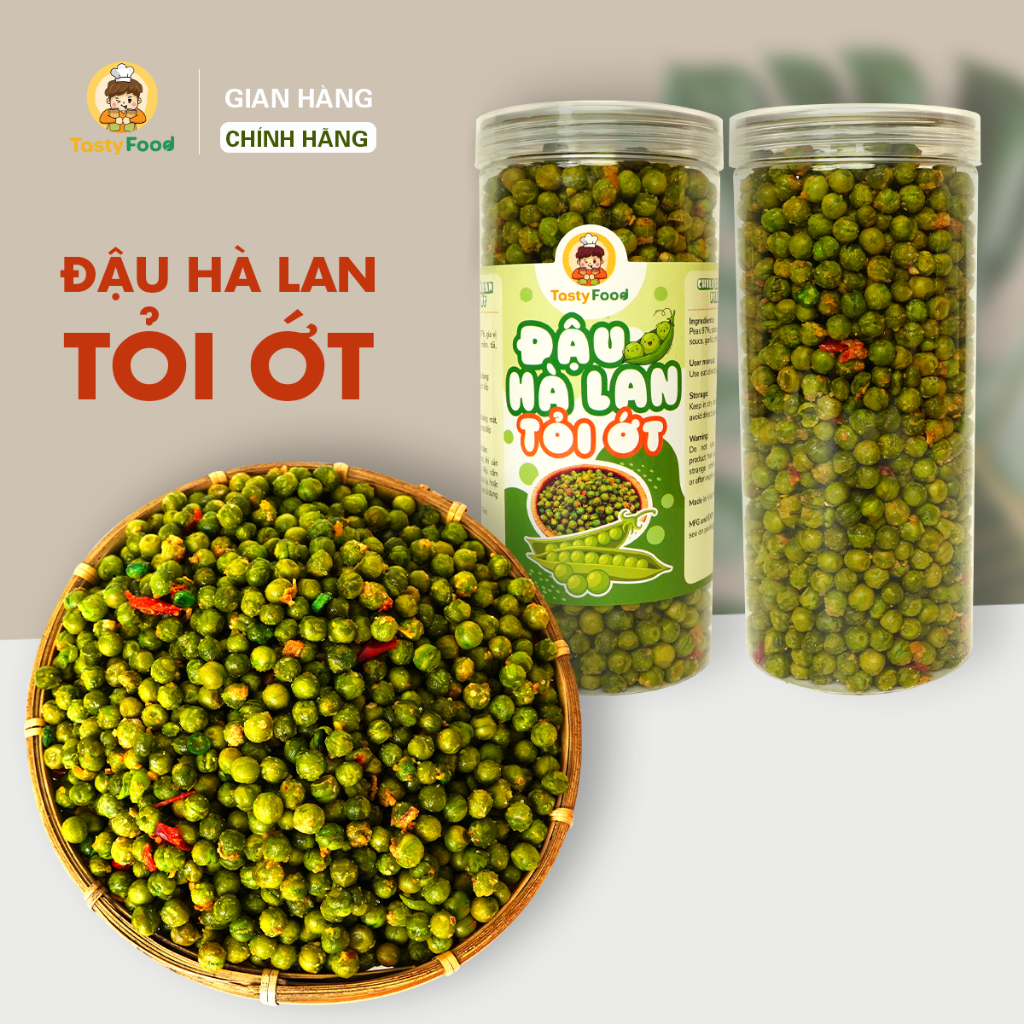 Đậu Hà Lan Tỏi Ớt Tatsy Food 450G - SP024 | Shopee Việt Nam