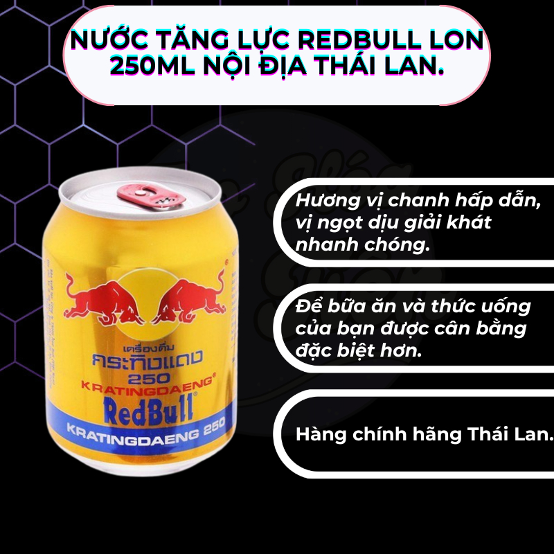 Nước Ngọt Tăng Lực Redbull Lon 250ml Nội Địa Thái Lan. | Shopee Việt Nam
