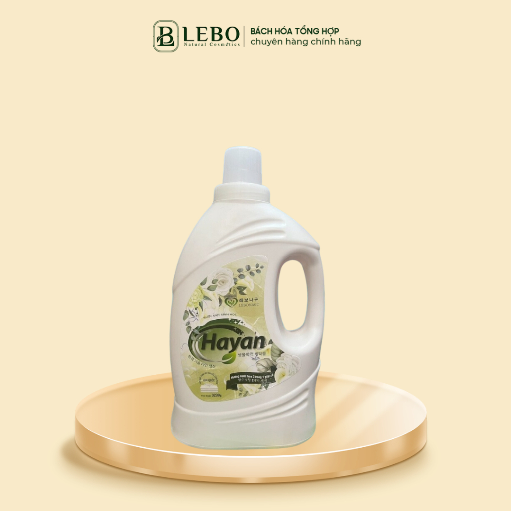 Nước Giặt Sinh Học HAYAN Giặt Xã 2 Trong 1 - Hương Nước Hoa - Can 3 Lít ...