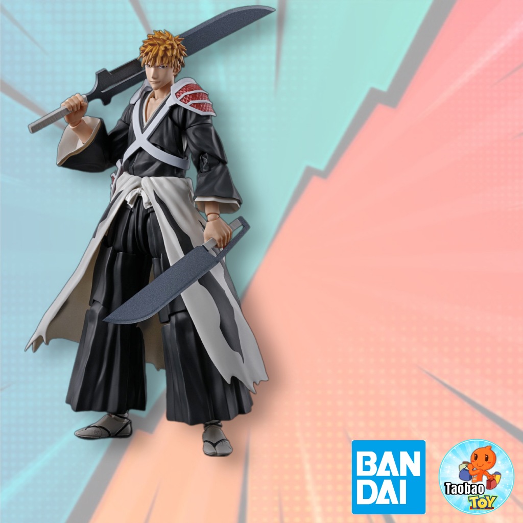 Mô hình Chính Hãng BANDAI SHFiguarts BLEACH: SHF ICHIGO KUROSAKI DUAL ...