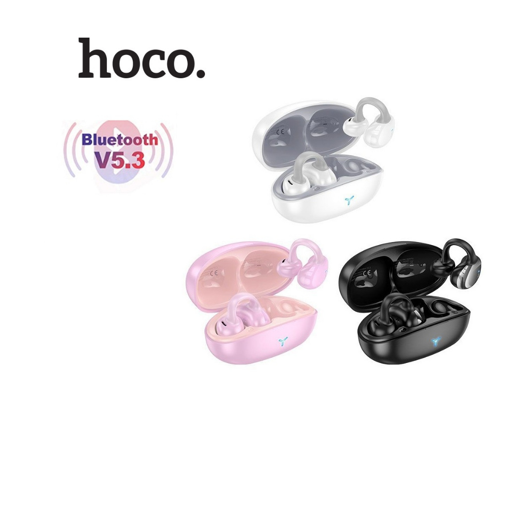 Tai nghe Bluetooth V5.3 Hoco EW57 pin 450mAh thiết kế kẹp vành tai sử dụng lên đến 11 giờ ...