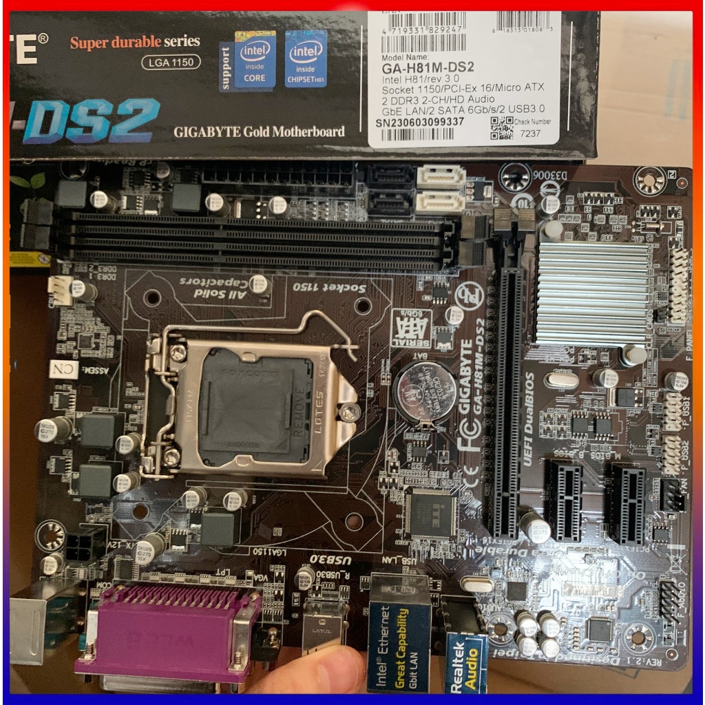 Bo Mạch Chủ Main Gigabyte H81M-DS2 - Hàng Chính Hãng | Shopee Việt Nam