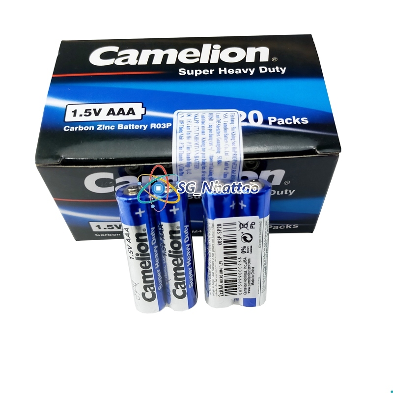 Pin tiểu AAA 1.5V Camelion R6P UM3 Dùng cho đèn pin, đồng hồ treo ...