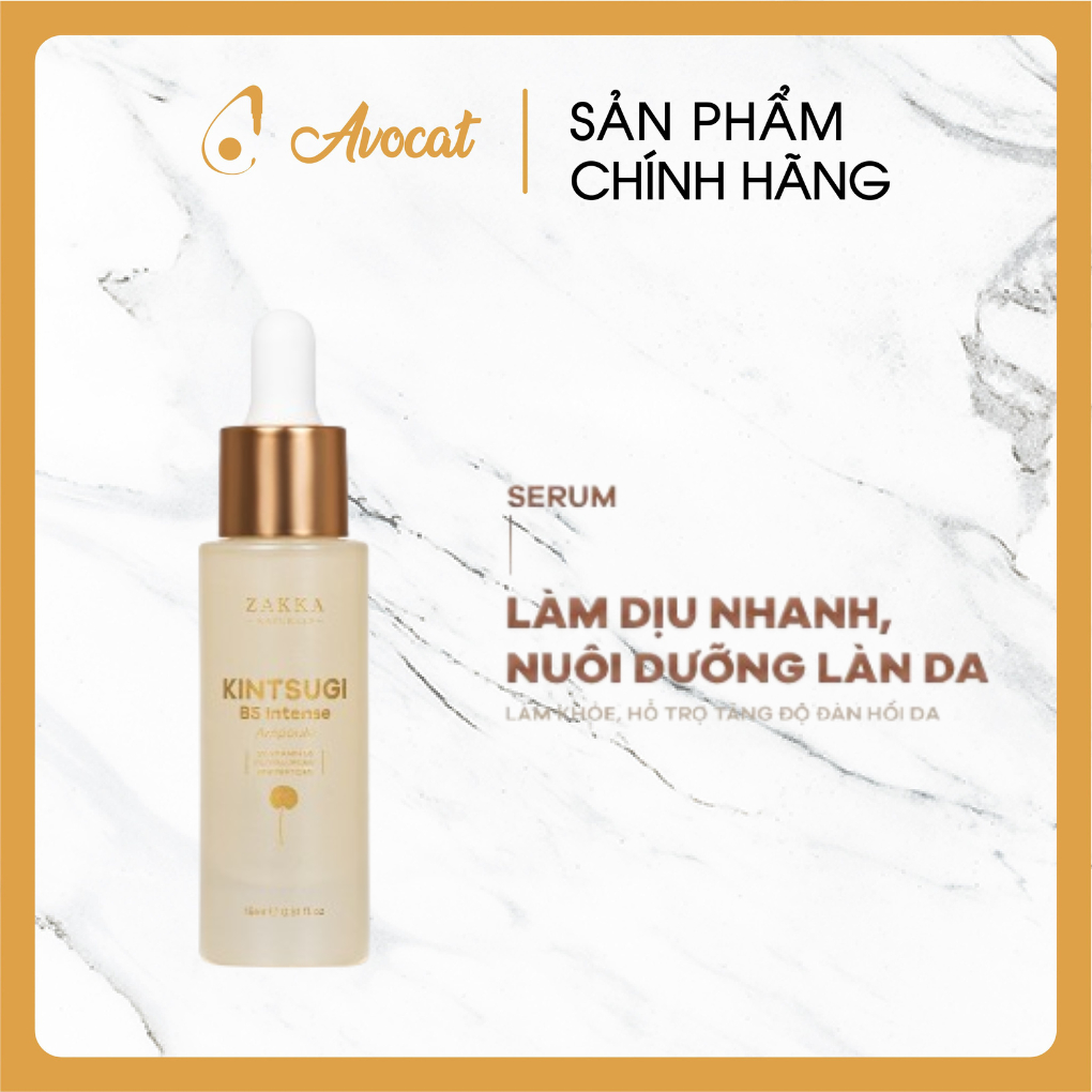 [Có mã Video] Tinh Chất (Ampoule) Peptide Phục Hồi Chứa Vàng Zakka Naturals Kintsugi B5 Intense ...