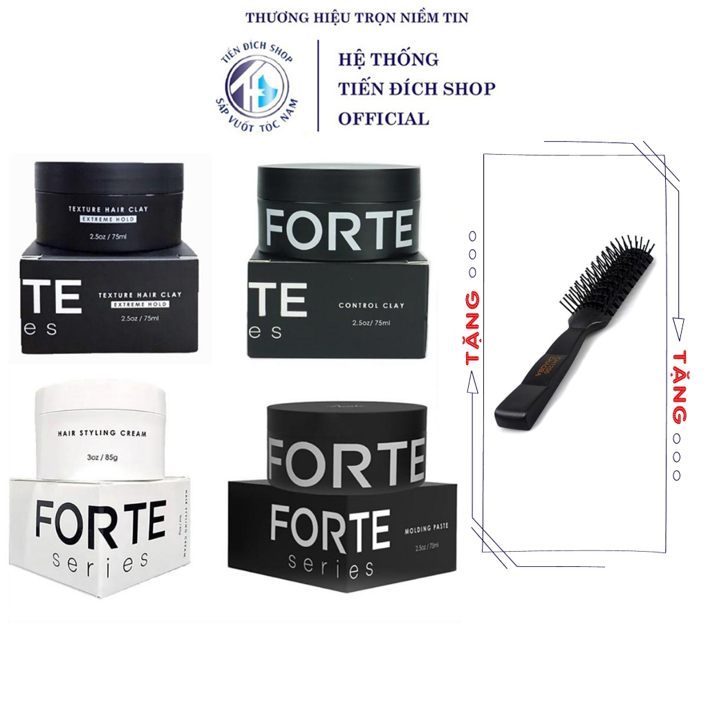 Sáp vuốt tóc nam Forte Series Texture Clay / Molding Paste / Styling ...