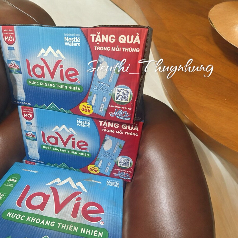 Thùng Nước Khoáng Lavie 24 chai 500ml | Shopee Việt Nam