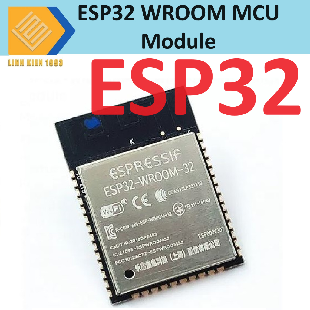Chíp vi điều khiển ESP32-WROOM-32 WiFi & BLE IoT Wireless Module Chip ...